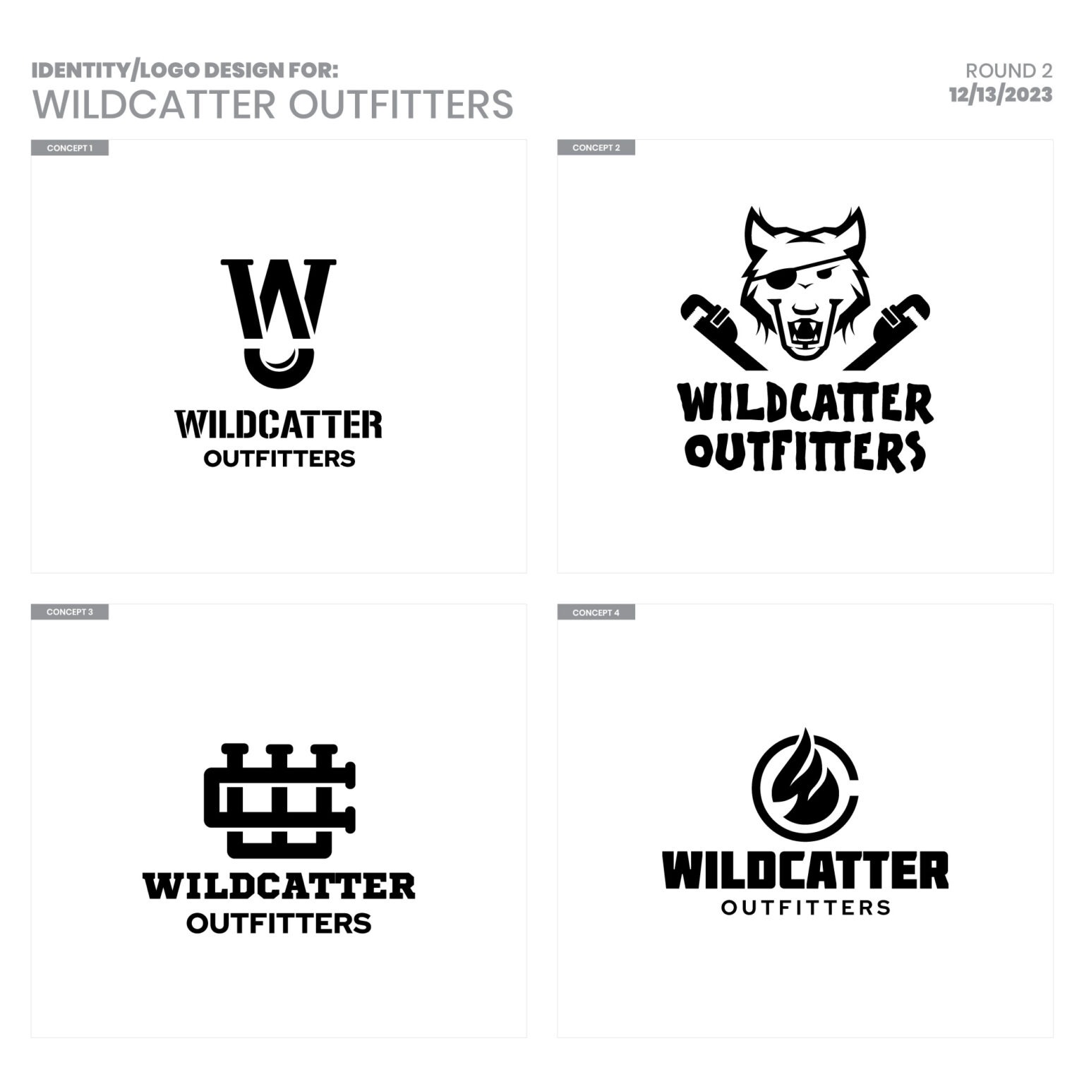 A Closer Look at Our Logo Design Process - Featuring "Wildcatter ...