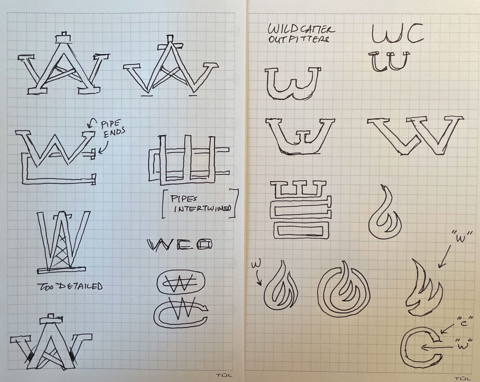 A Closer Look at Our Logo Design Process - Featuring "Wildcatter ...