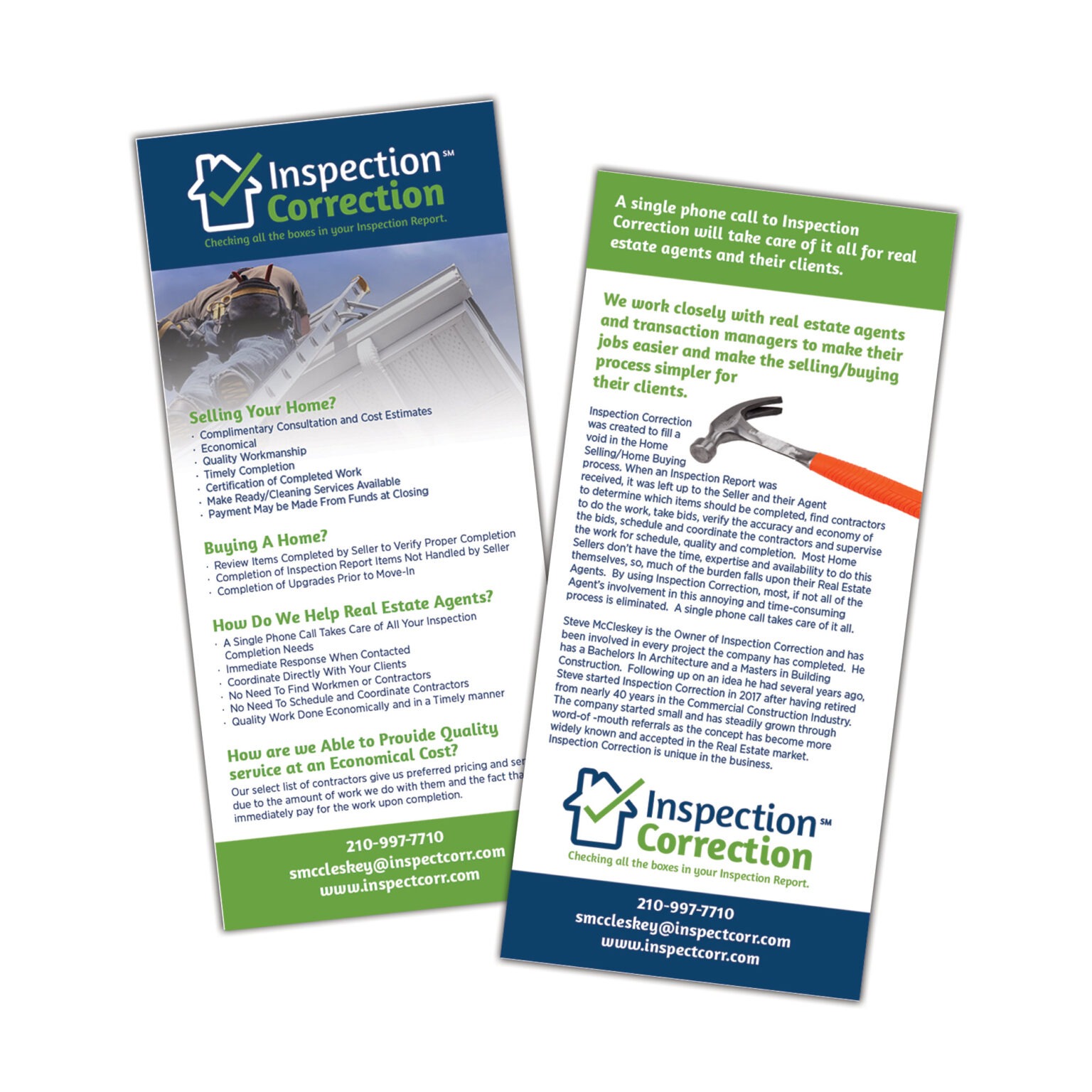 Inspection Correction - Strottner Designs